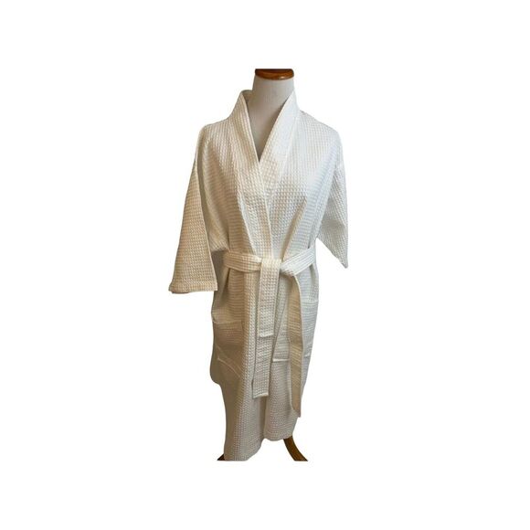 Pottery Barn | Intimates & Sleepwear | Pottery Barn White Cotton Waffle ...